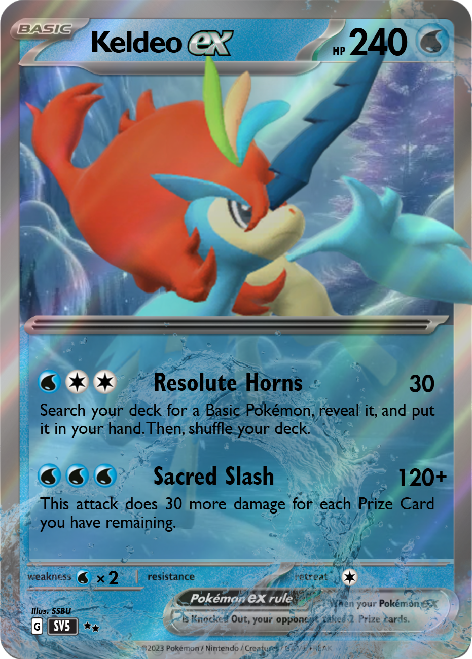 Keldeo - ZeroAce | Pokécardmaker.net