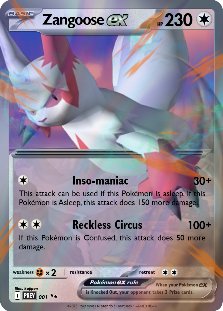 Zangoose - ZeroAce | Pokécardmaker.net