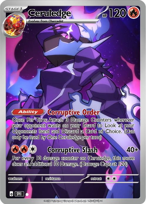 Ceruledge - Zoned | Pokécardmaker.net