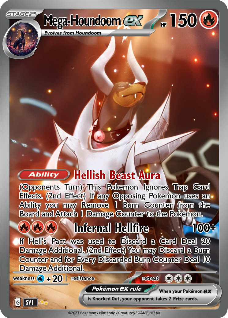 Mega-Houndoom - Zoned | Pokécardmaker.net