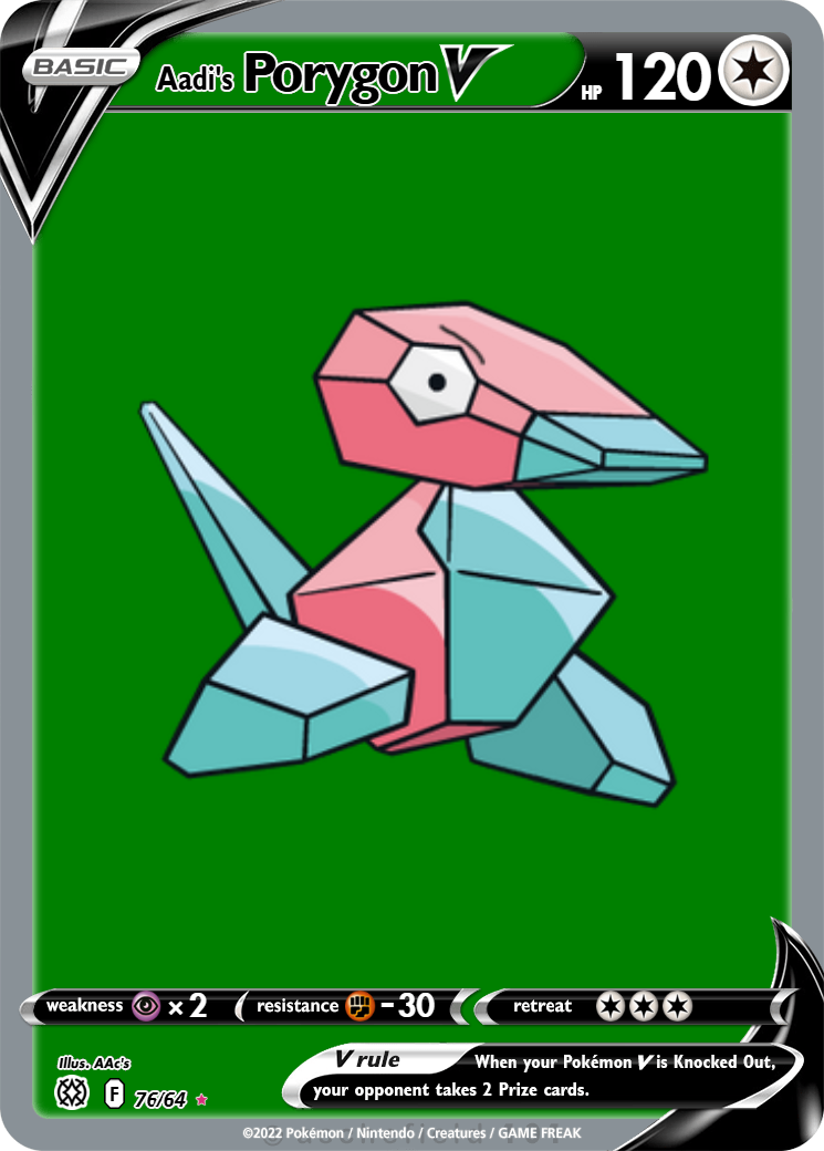 Porygon - aadi007 | Pokécardmaker.net