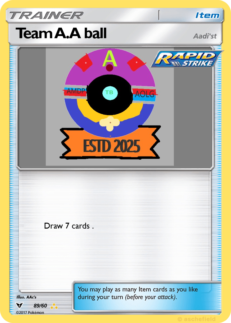 Team A.A ball - aadi007 | Pokécardmaker.net
