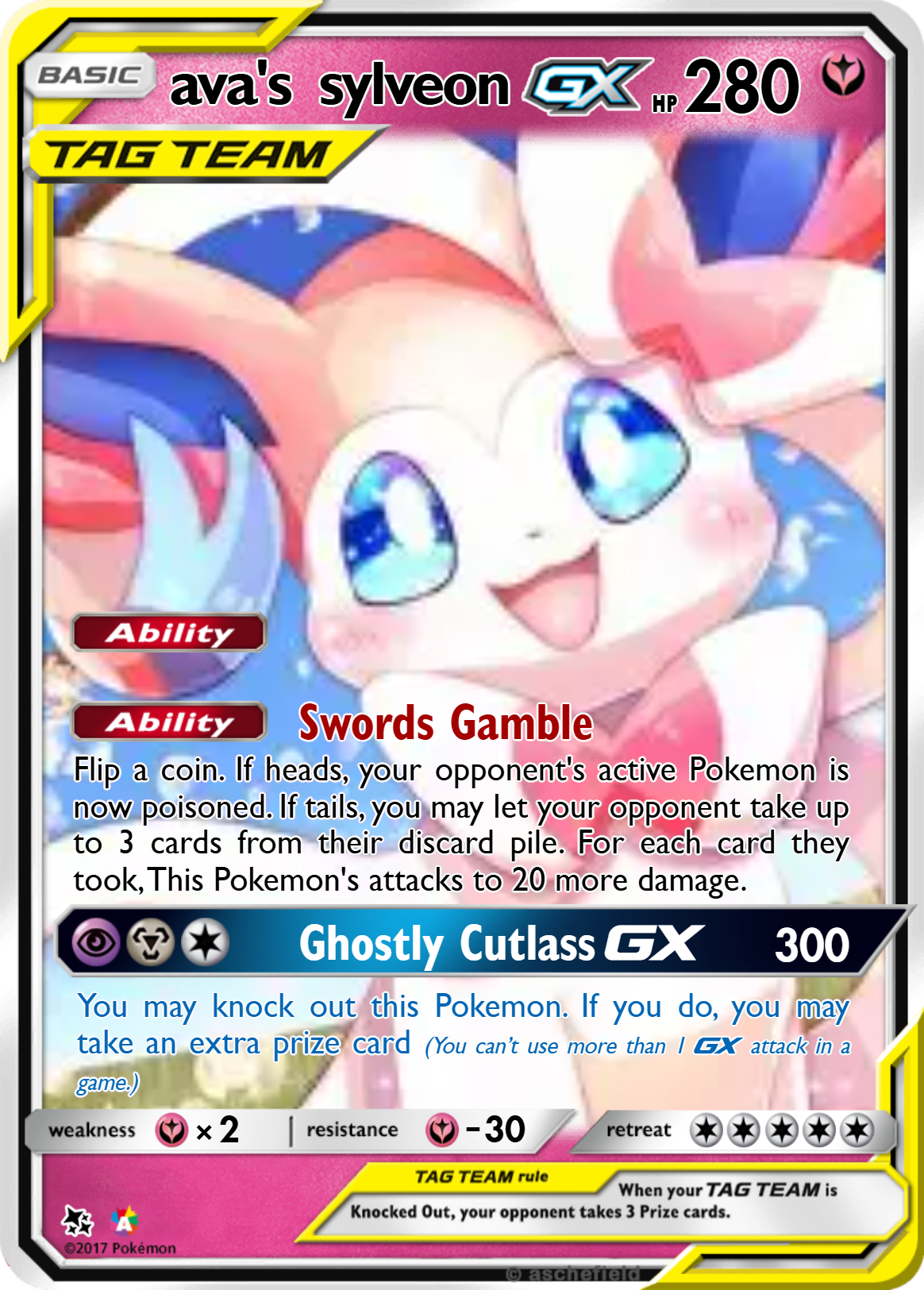 ava's sylveon - abeery16 | Pokécardmaker.net