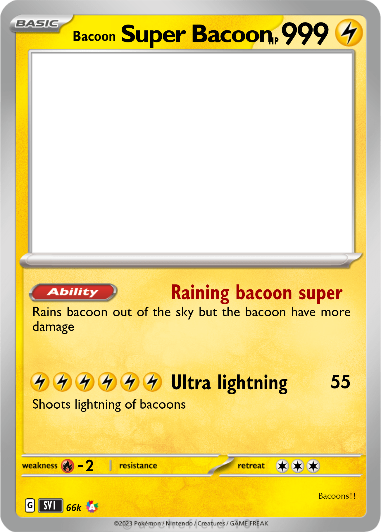 Super Bacoon - adamaps | Pokécardmaker.net