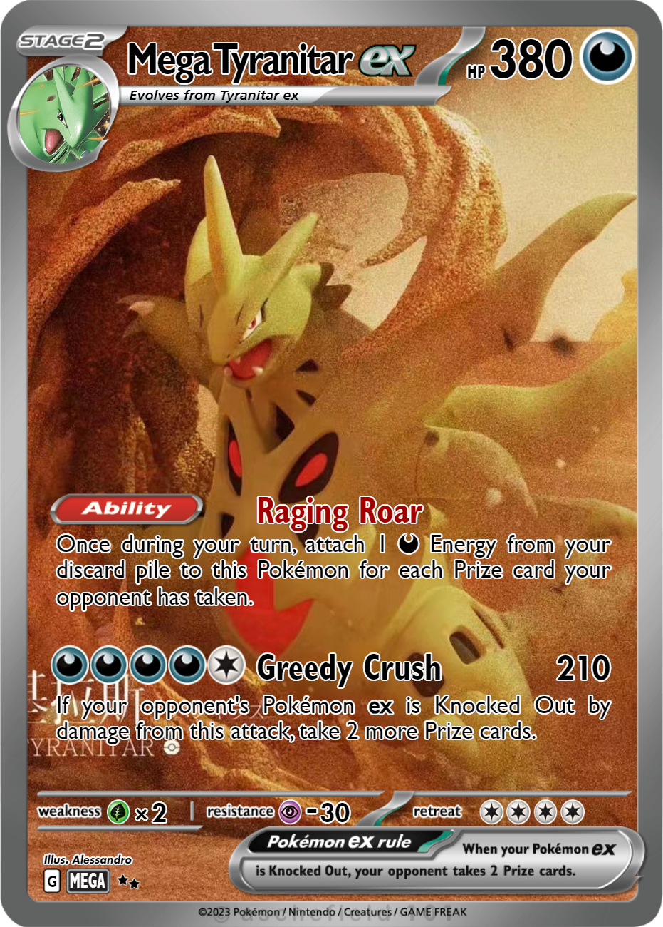 Mega Tyranitar - alessandro | Pokécardmaker.net