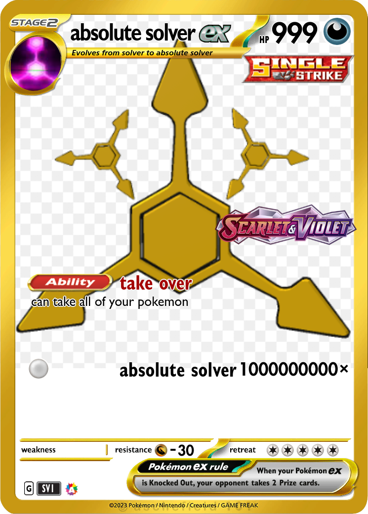 absolute solver - alexischeavzs | Pokécardmaker.net