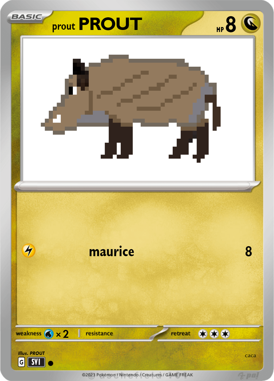 PROUT - alexueg | Pokécardmaker.net