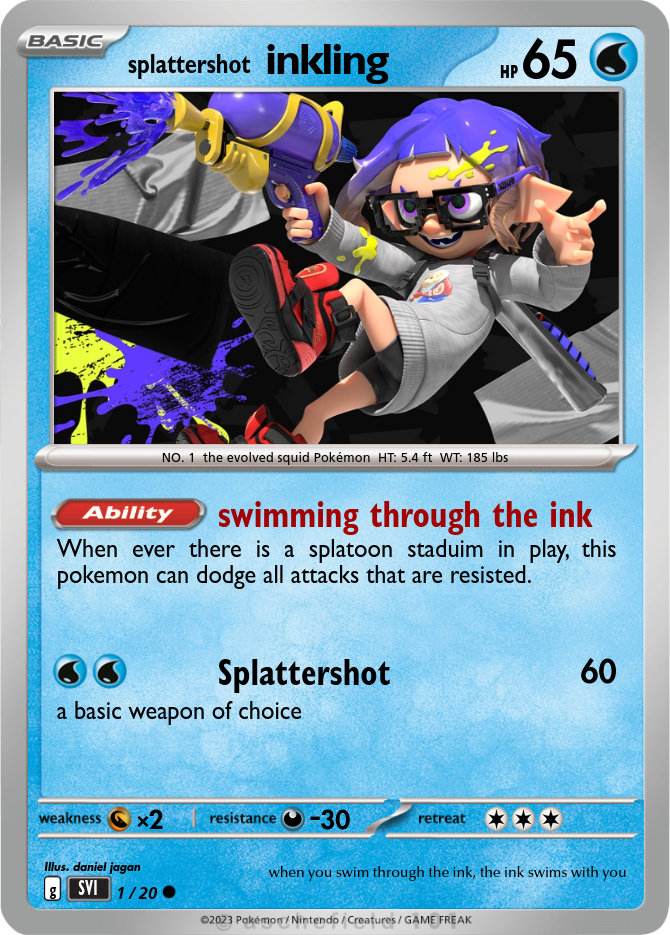 inkling - alien-baby | Pokécardmaker.net
