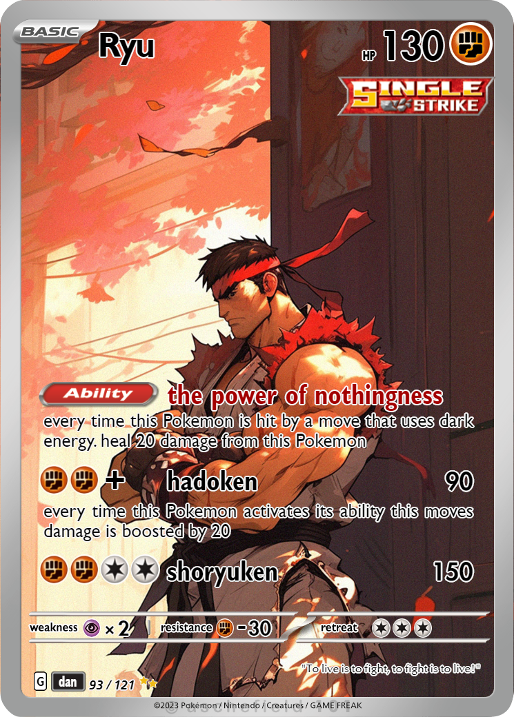 Ryu - alien-baby | Pokécardmaker.net