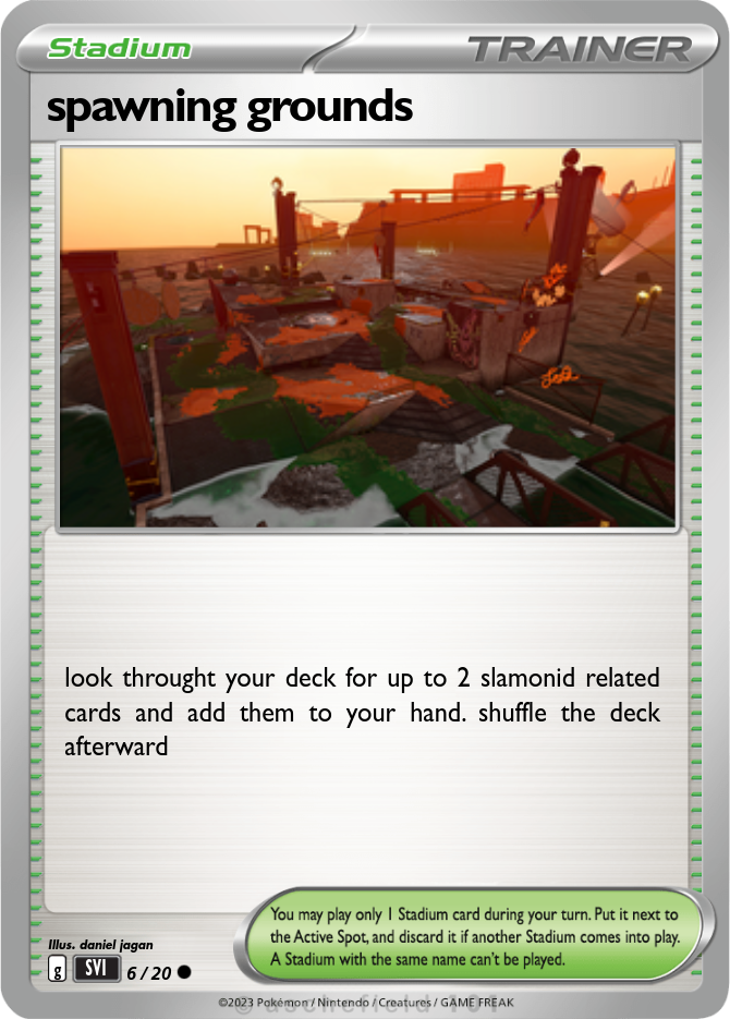 spawning grounds - alien-baby | Pokécardmaker.net