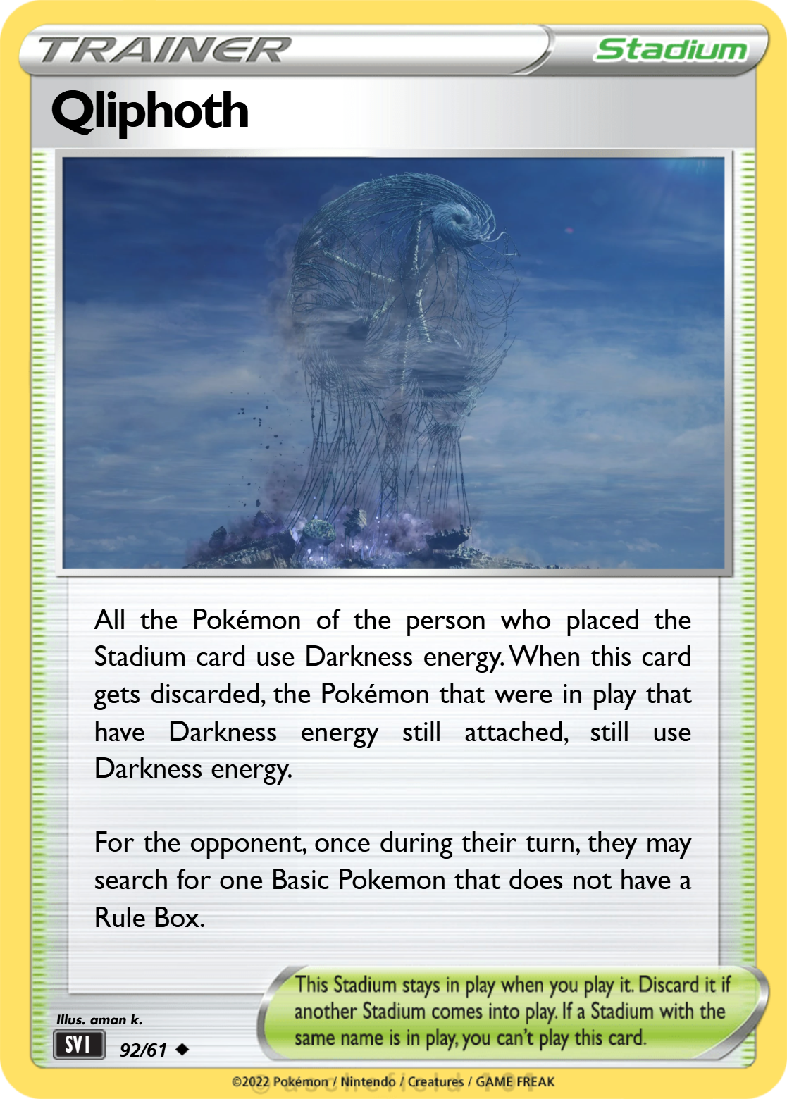 Qliphoth - amankaou | Pokécardmaker.net