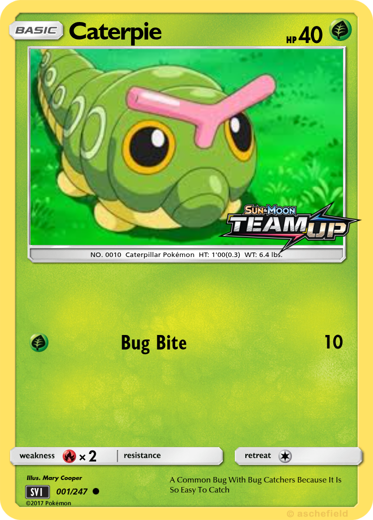 Caterpie - amongusdude | Pokécardmaker.net