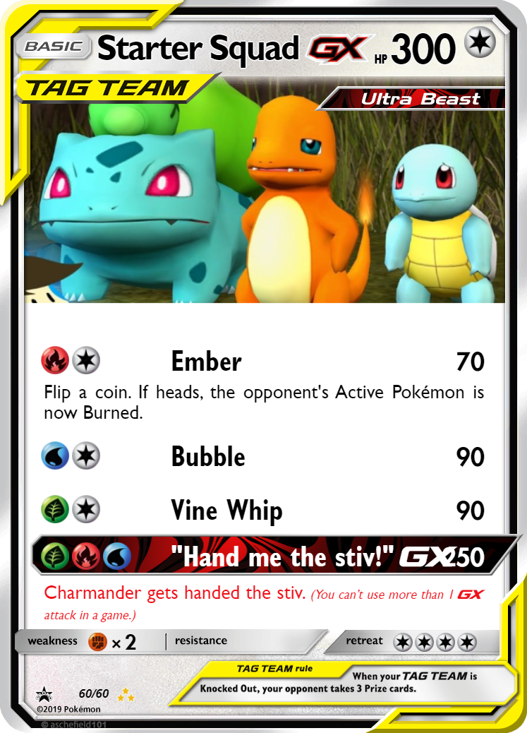Starter Squad - anEevee | Pokécardmaker.net