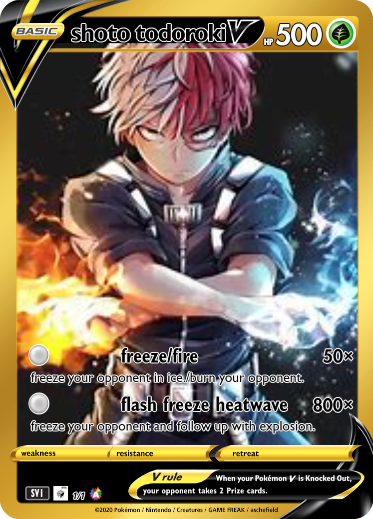 shoto todoroki - apexstu | Pokécardmaker.net