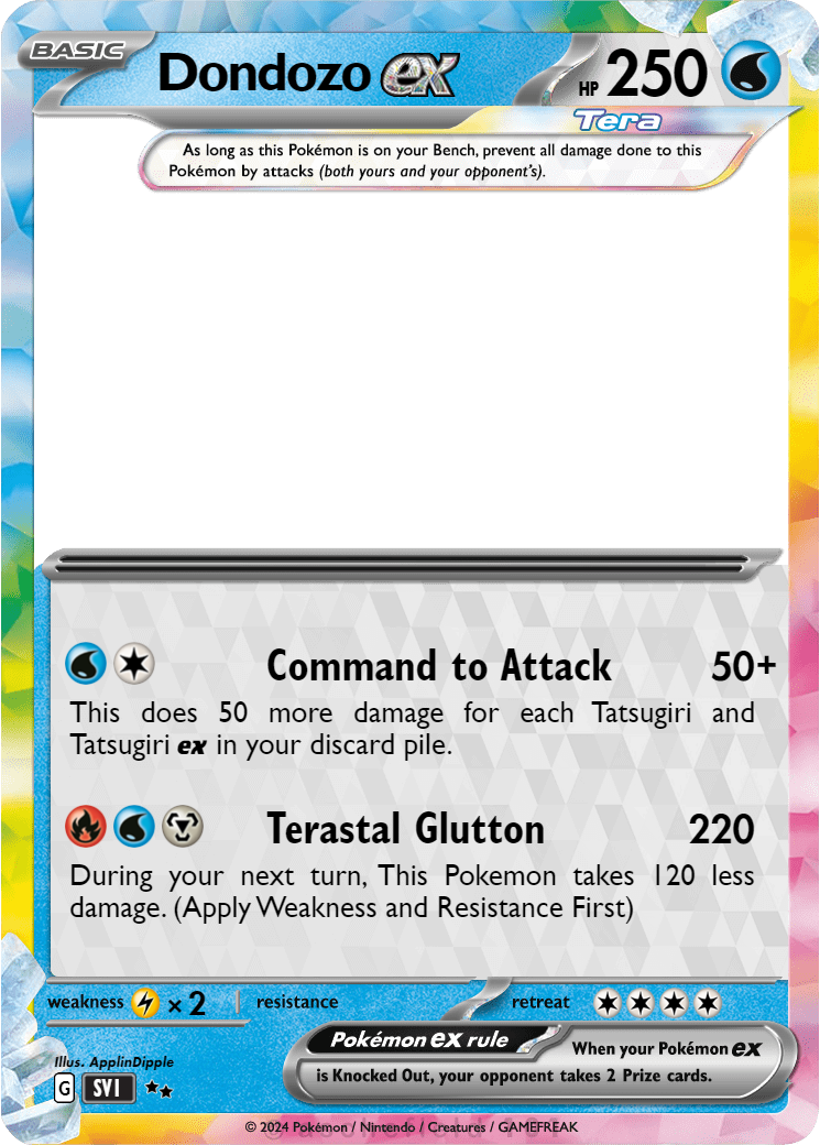 Dondozo - applindipple | Pokécardmaker.net