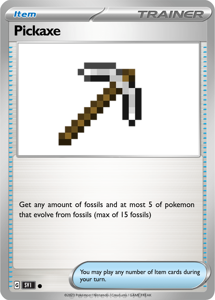 Pickaxe - ascratcherguy | Pokécardmaker.net