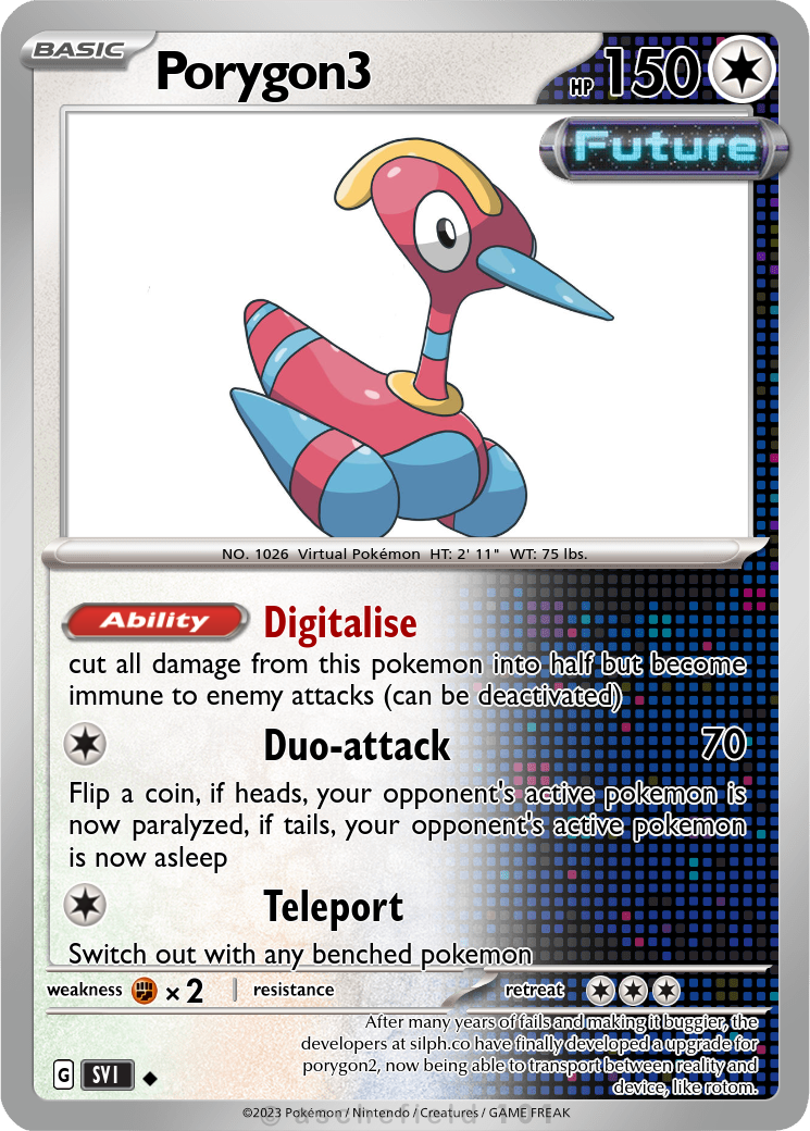 Porygon3 - ascratcherguy | Pokécardmaker.net