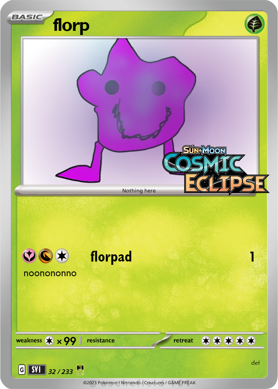florp - asesdes | Pokécardmaker.net