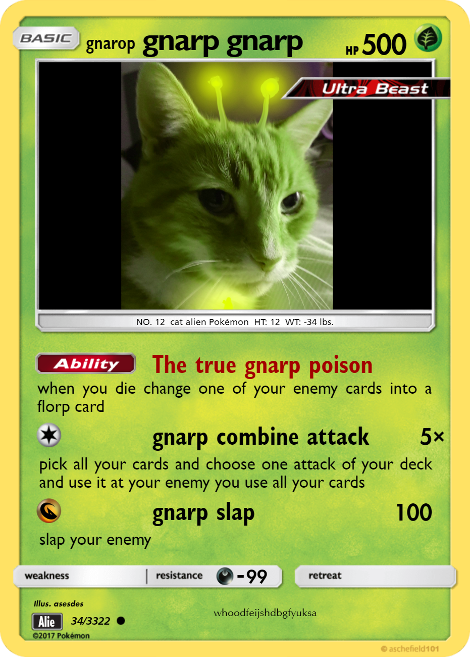 gnarp gnarp - asesdes | Pokécardmaker.net