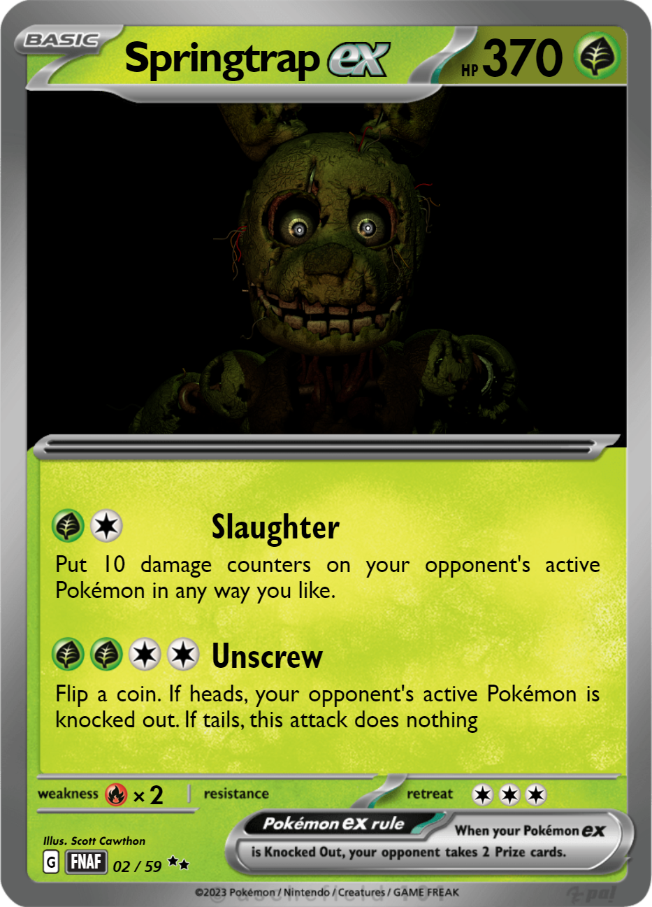 Springtrap - aspitpiay | Pokécardmaker.net