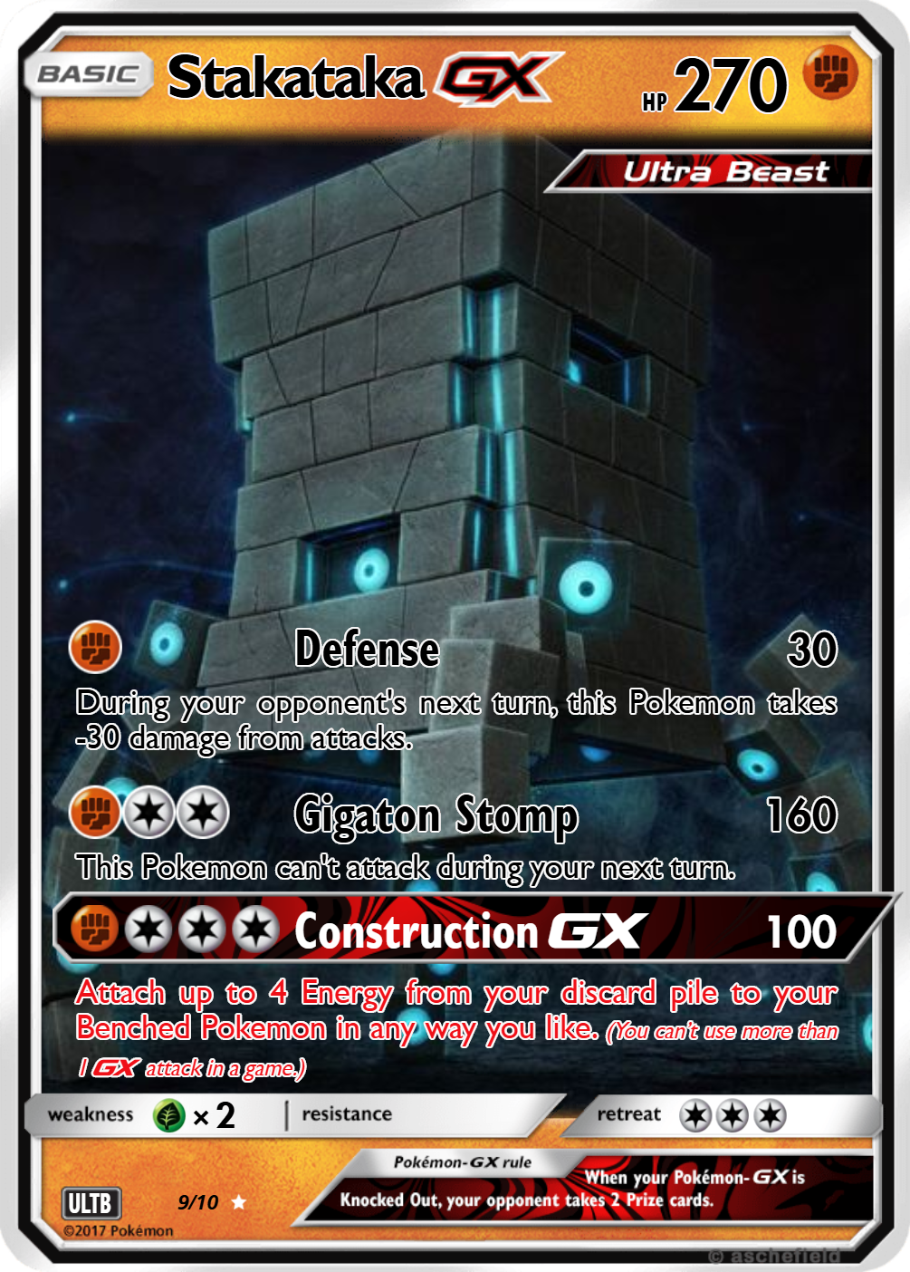 Stakataka - astrooooooooo | Pokécardmaker.net