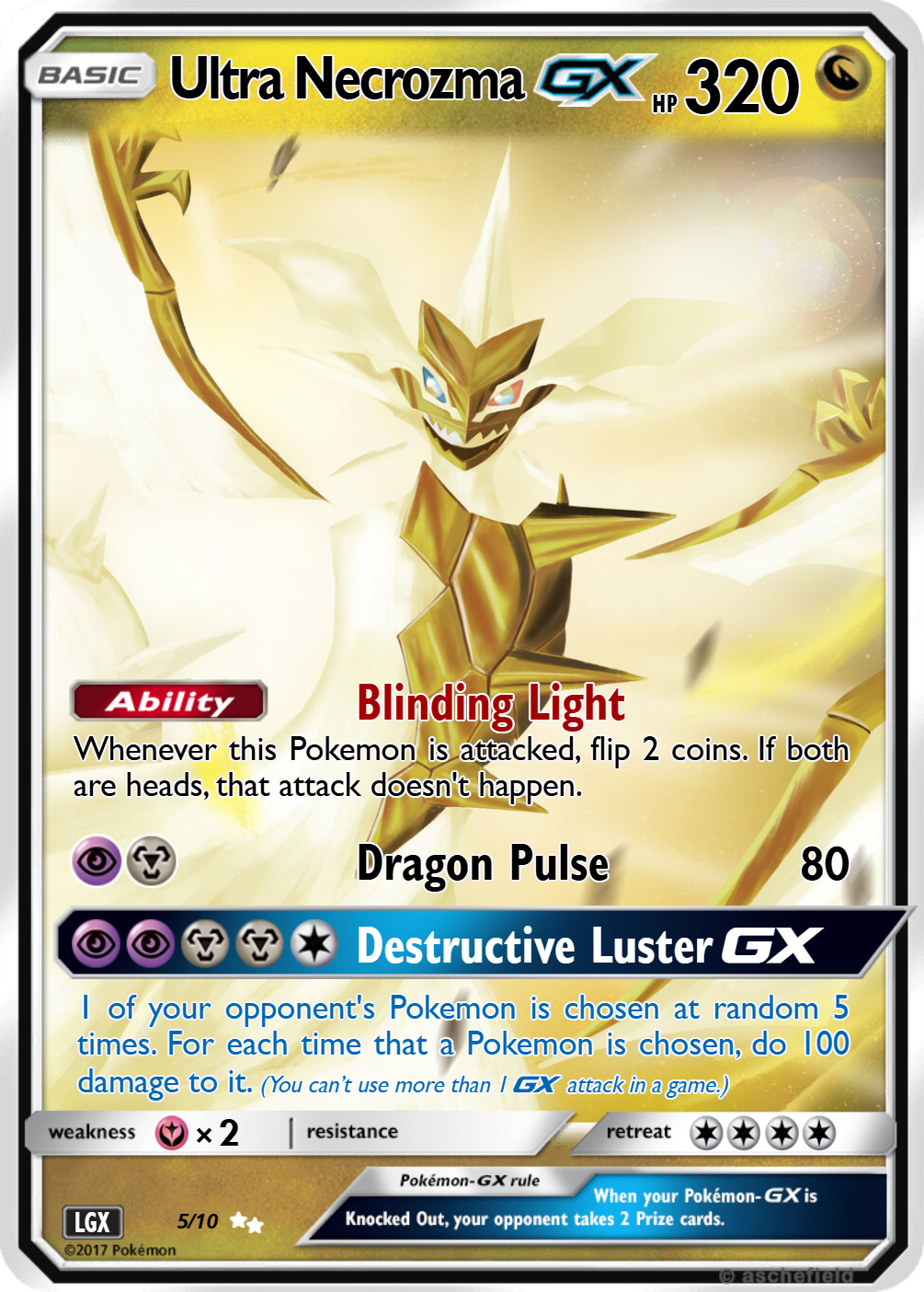 Ultra Necrozma - astrooooooooo | Pokécardmaker.net