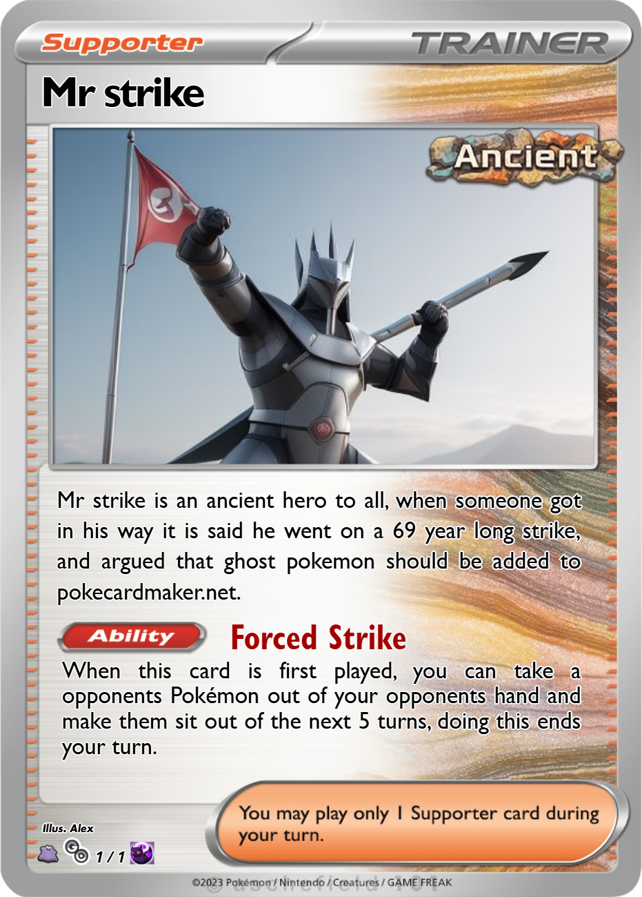 Mr strike - awesomedude641 | Pokécardmaker.net