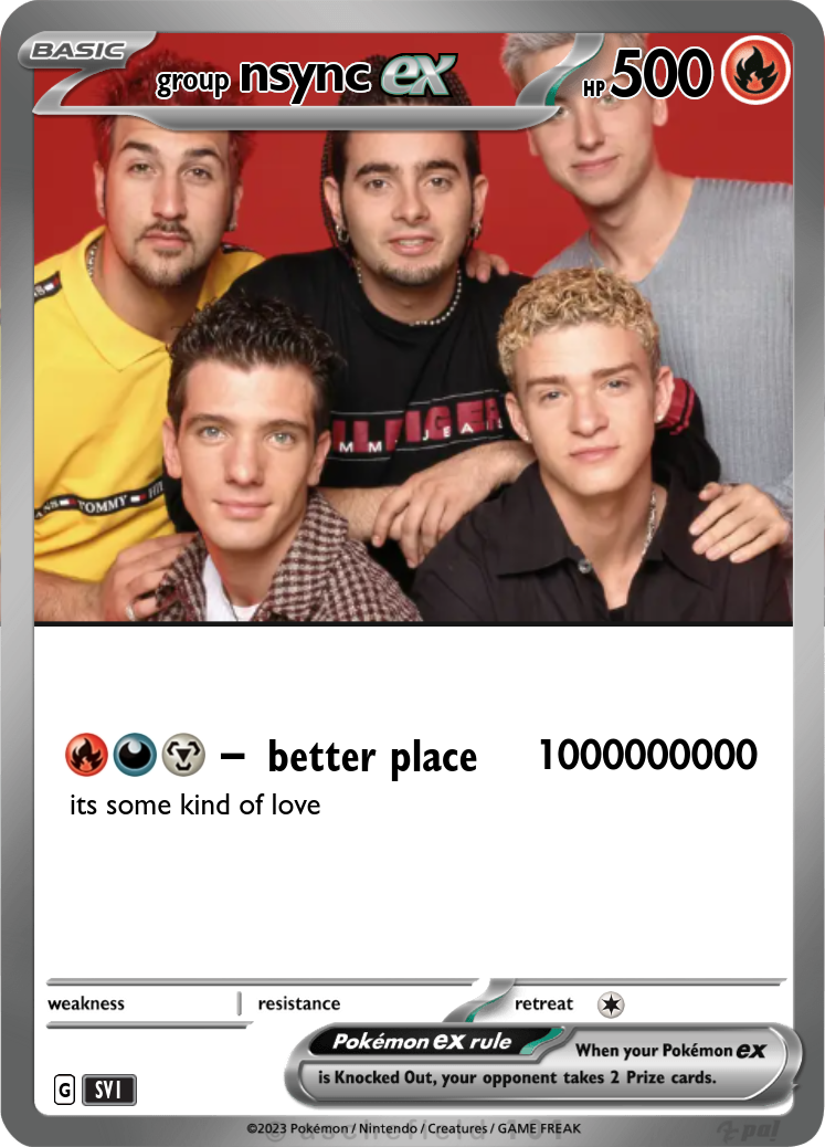 nsync - axolotlboi | Pokécardmaker.net