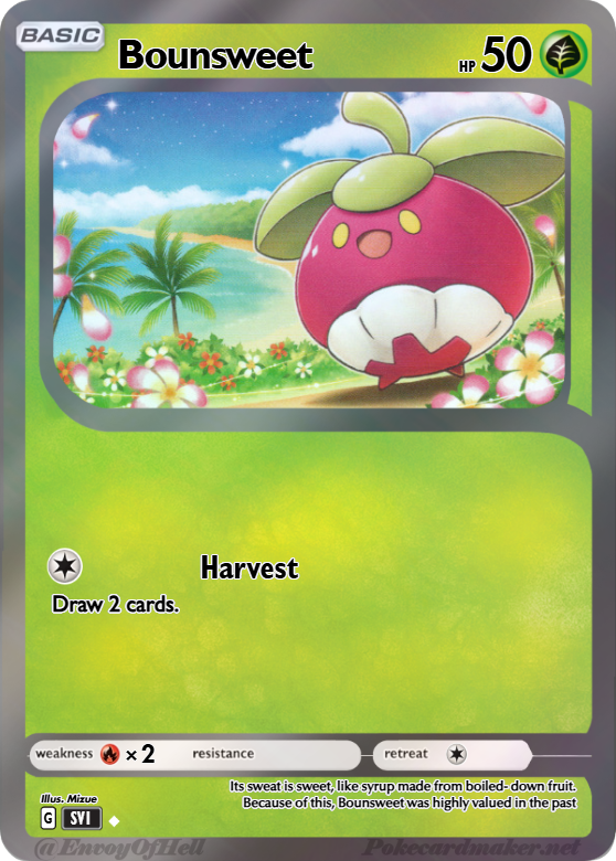 Bounsweet - bambotron | Pokécardmaker.net