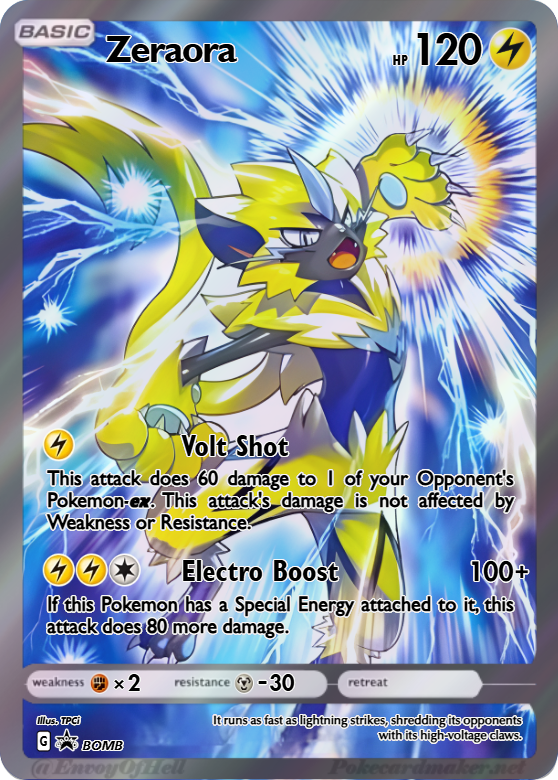 Zeraora - bambotron | Pokécardmaker.net