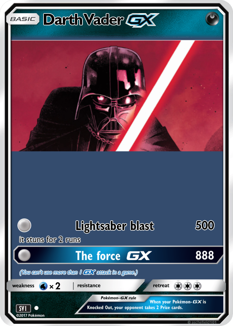 Darth Vader - banana-man | Pokécardmaker.net