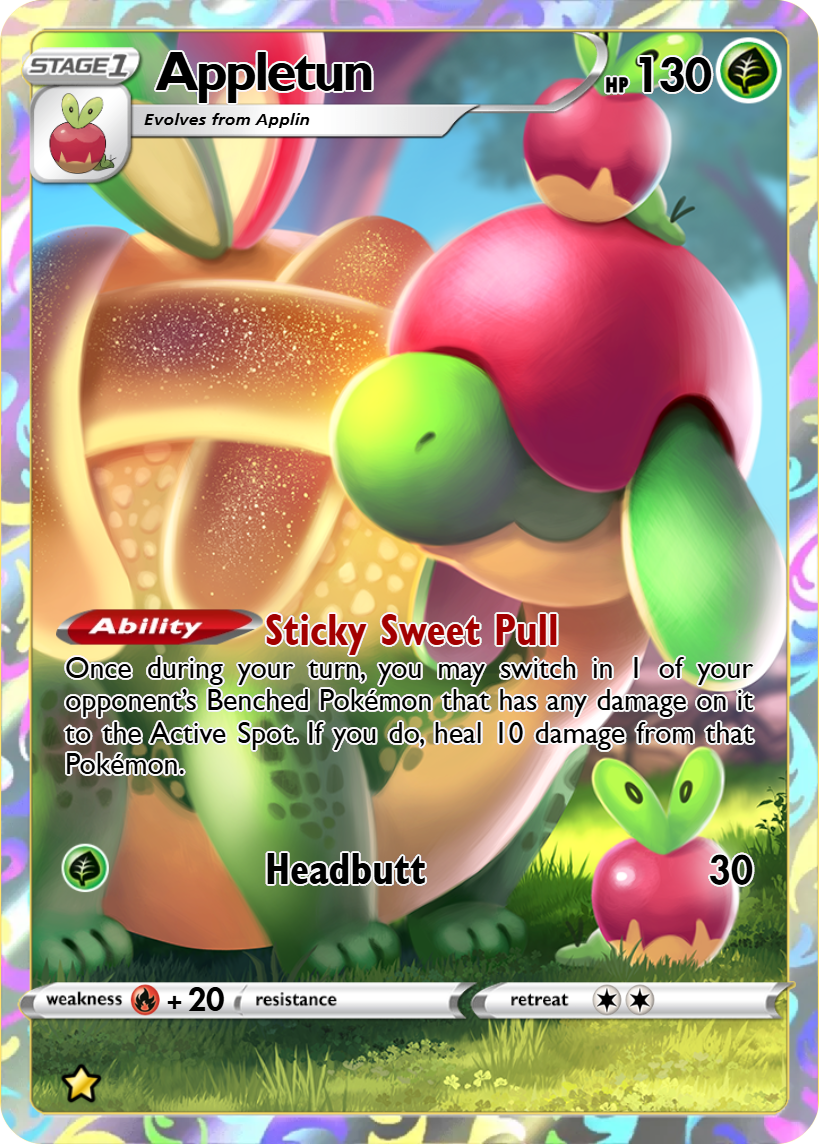 Appletun - banjomarine | Pokécardmaker.net