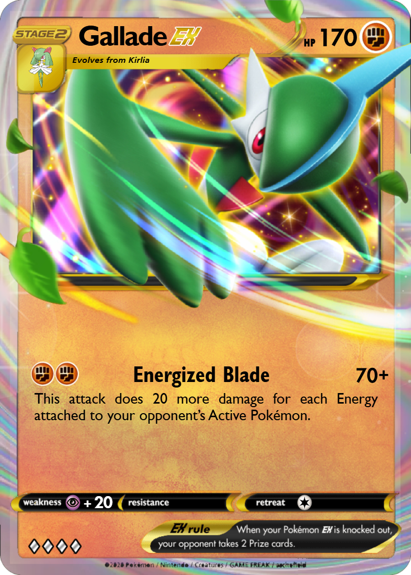 Gallade - banjomarine | Pokécardmaker.net