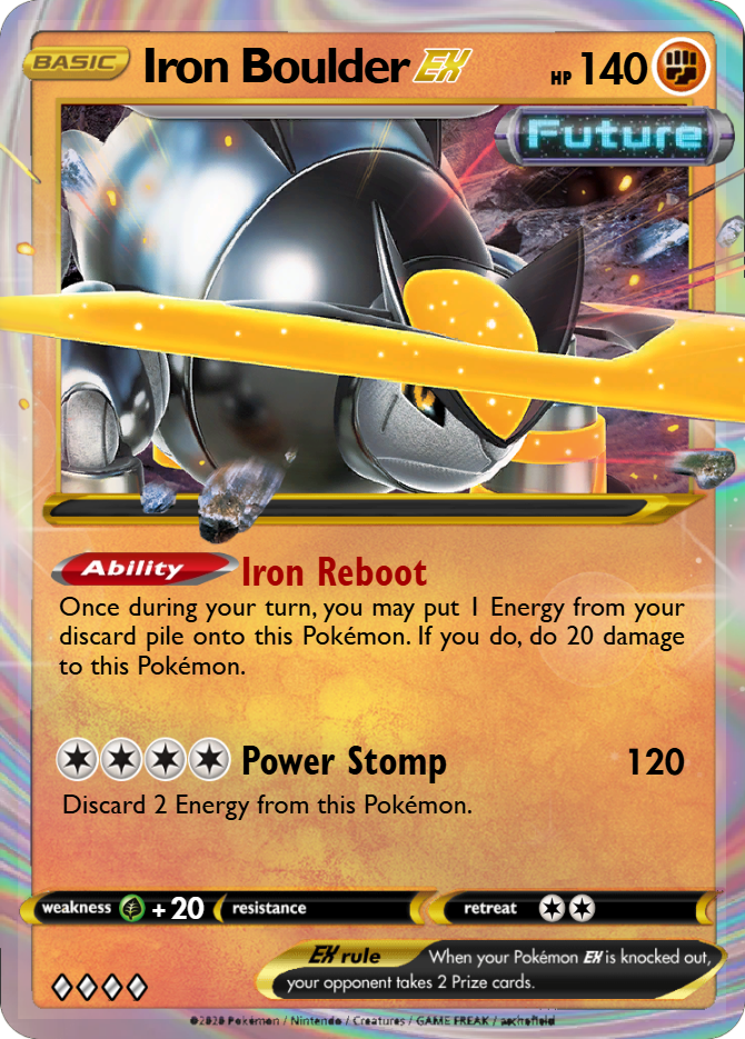 Iron Boulder - banjomarine | Pokécardmaker.net