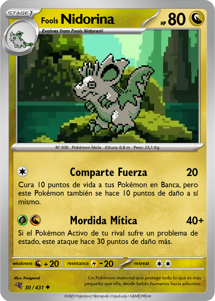 Nidorina - batacsm | Pokécardmaker.net