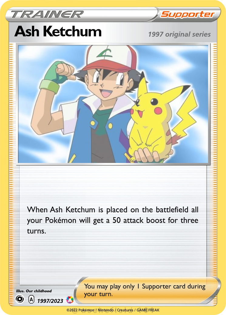 Ash Ketchum - bendy_berry | Pokécardmaker.net