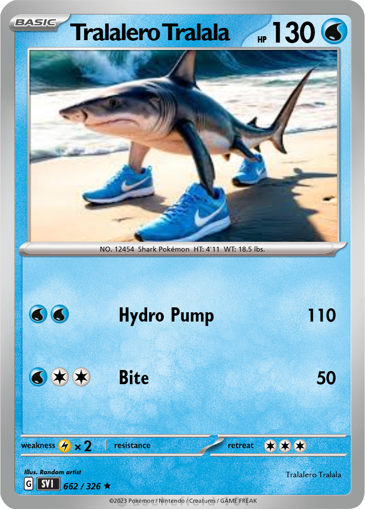 Tralalero Tralala - bibigarcia | Pokécardmaker.net