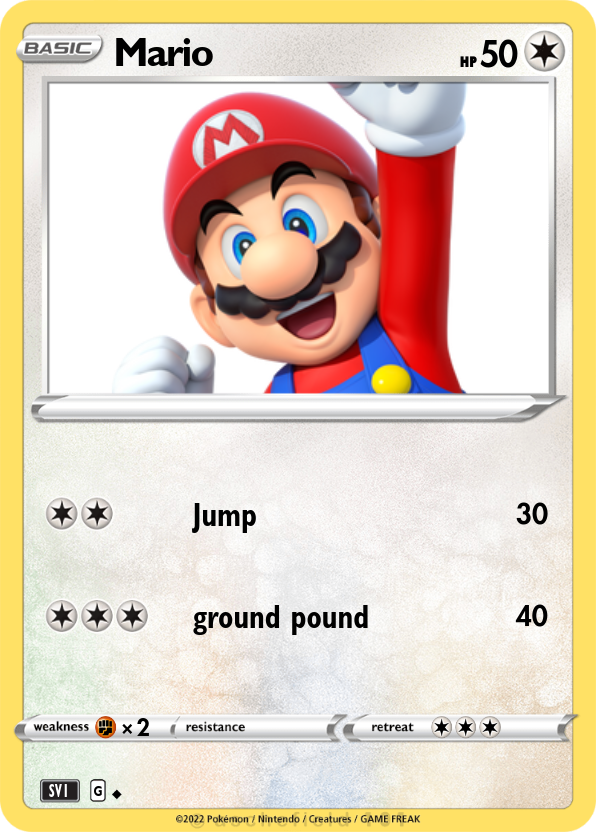 Mario - biffyboy | Pokécardmaker.net