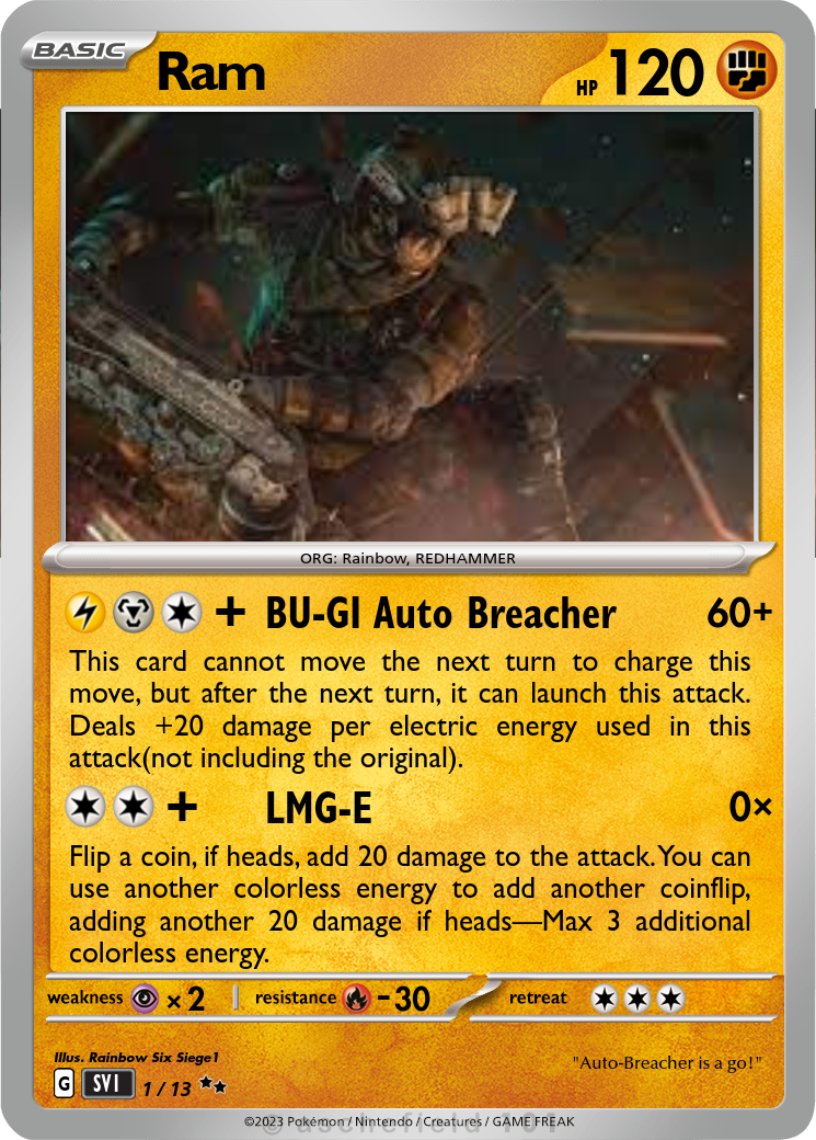 Ram - bigtrex1211 | Pokécardmaker.net