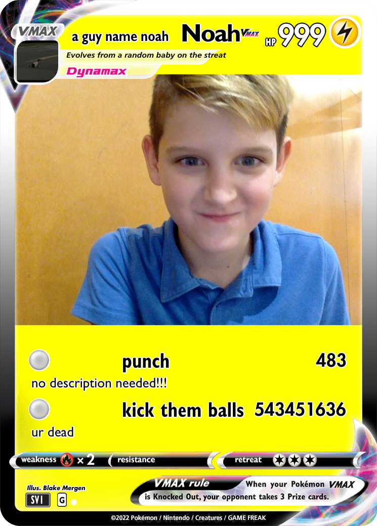 Noah - blake123 | Pokécardmaker.net