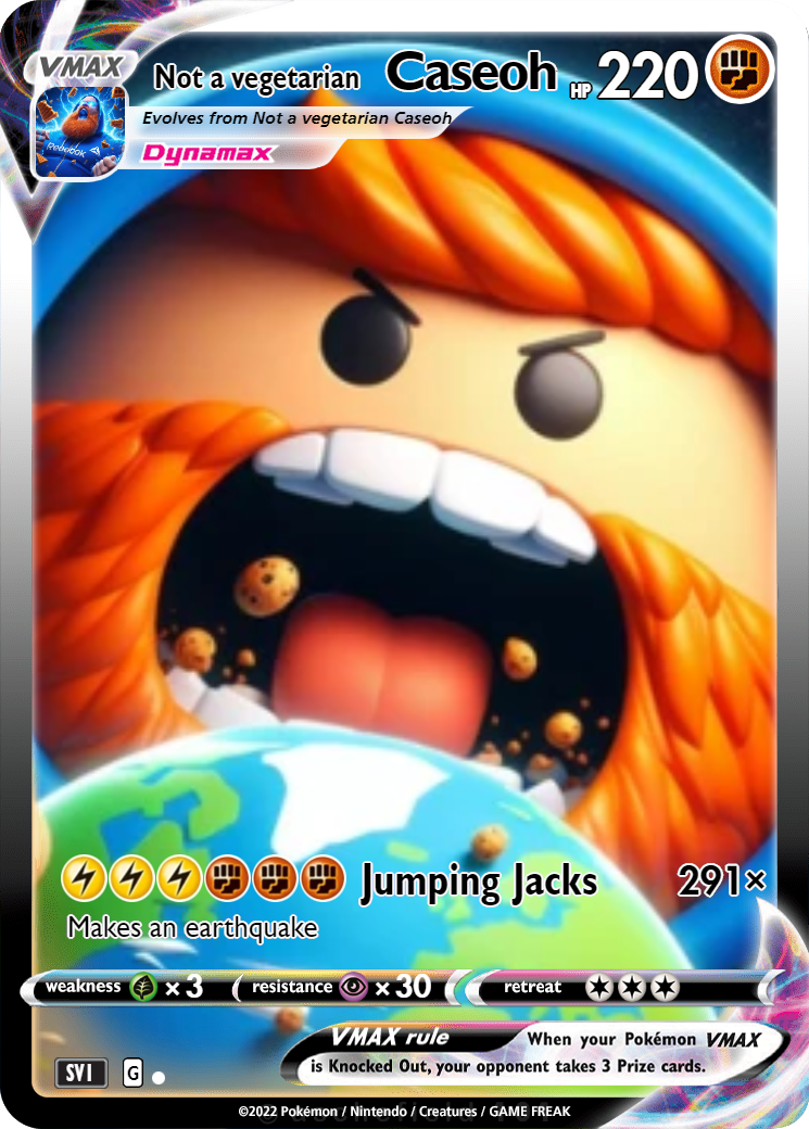 Caseoh - bnsjhhh | Pokécardmaker.net