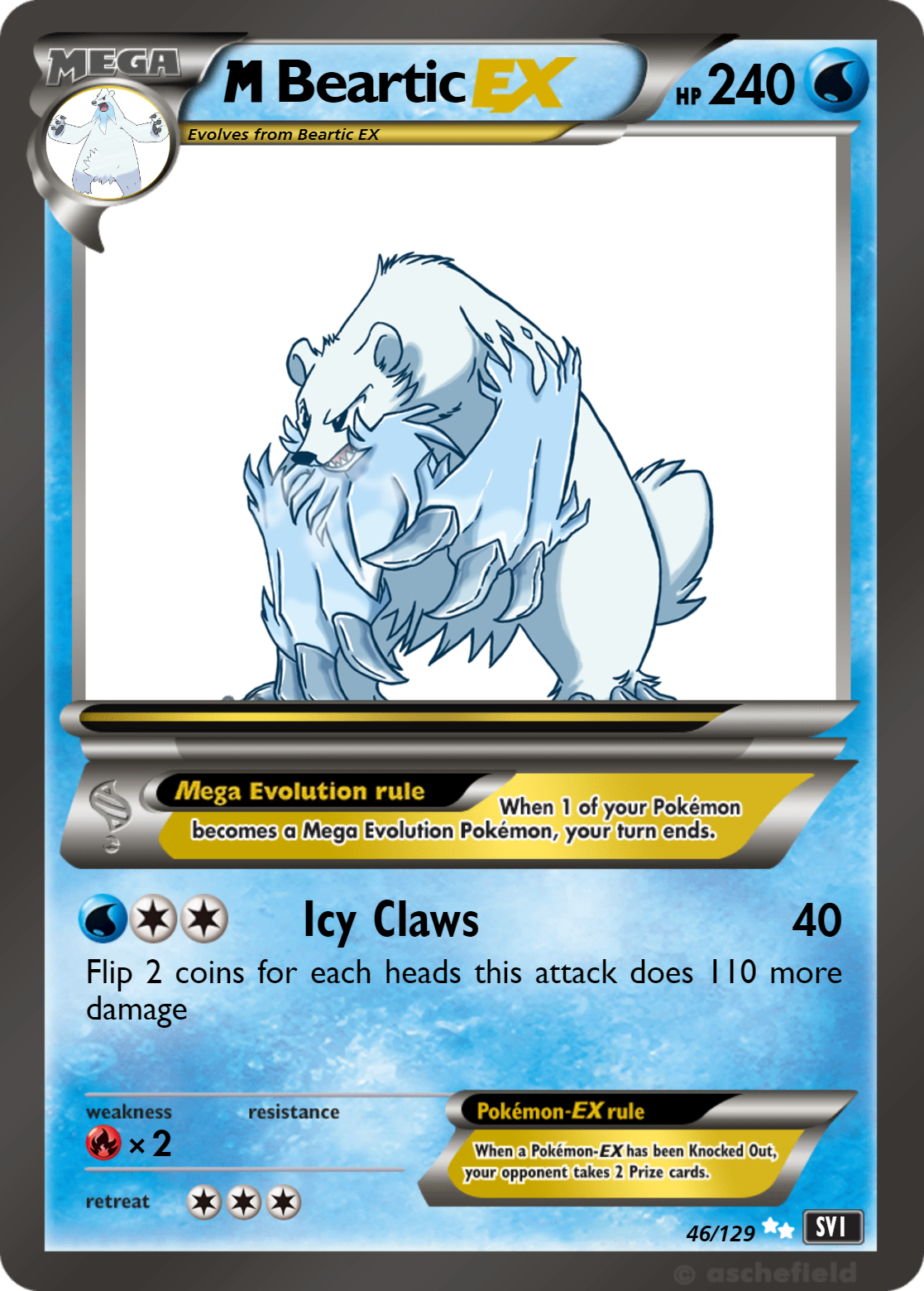 Beartic - bobmakingpokecards | Pokécardmaker.net