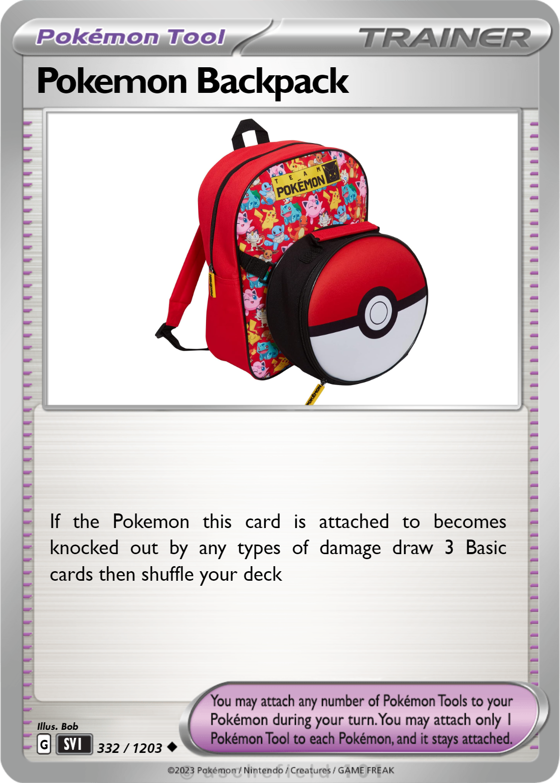 Pokemon Backpack - bobmakingpokecards | Pokécardmaker.net