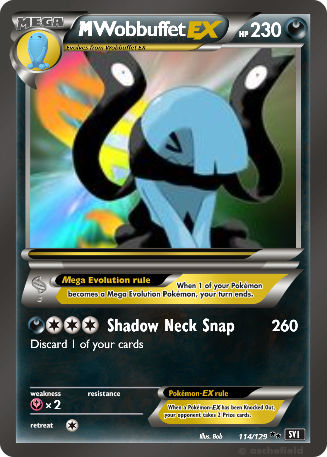 Wobbuffet - bobmakingpokecards | Pokécardmaker.net