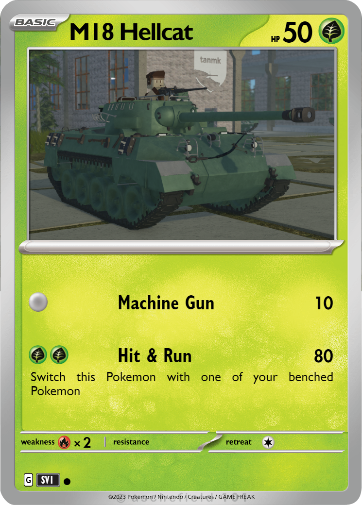 M18 Hellcat - bobthenog | Pokécardmaker.net