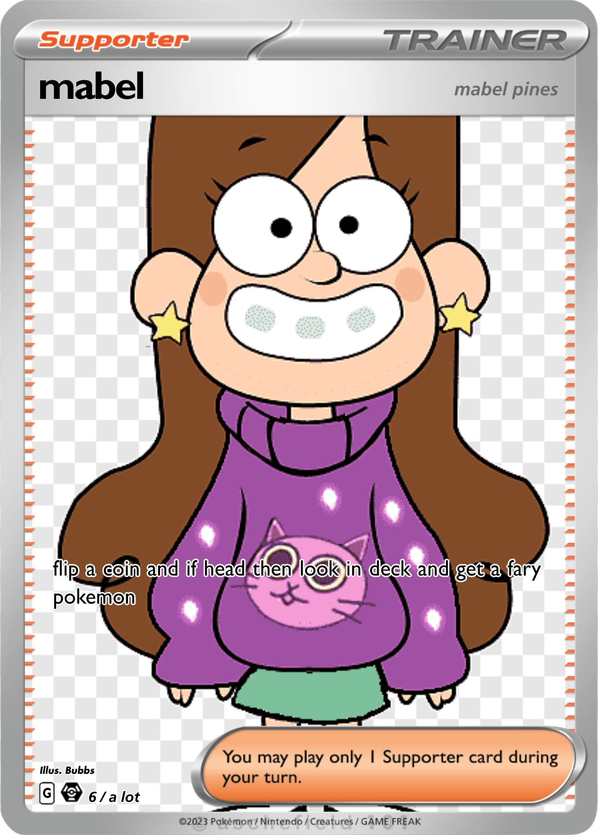mabel - bubbs | Pokécardmaker.net