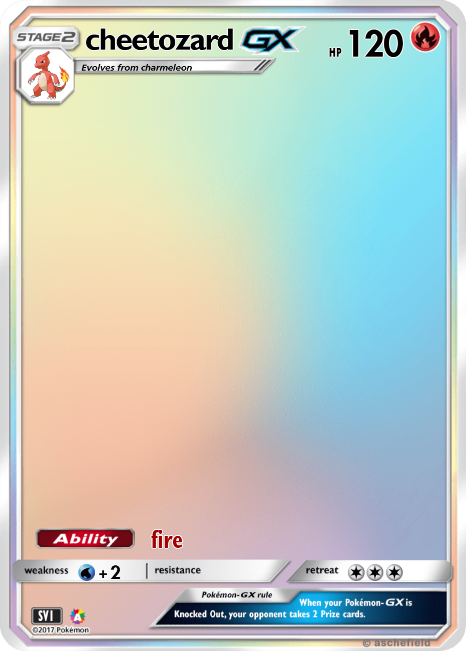 cheetozard - captalex0214 | Pokécardmaker.net