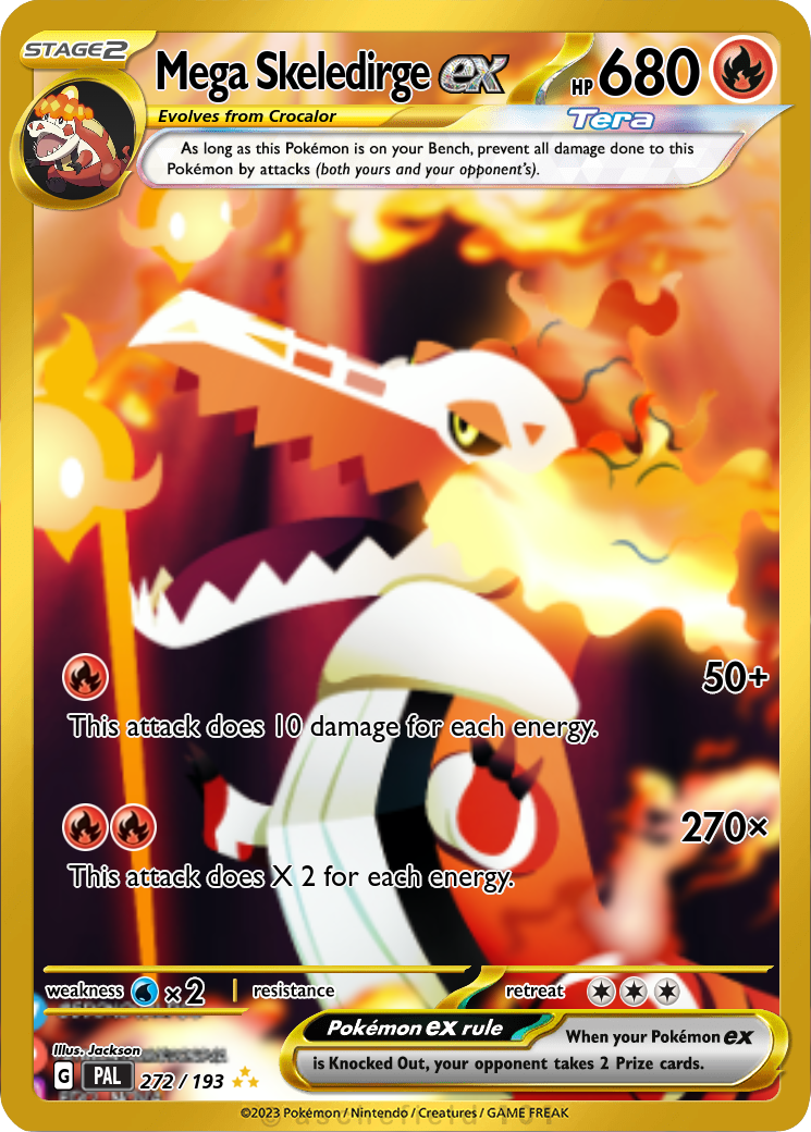 Mega Skeledirge - cards | Pokécardmaker.net