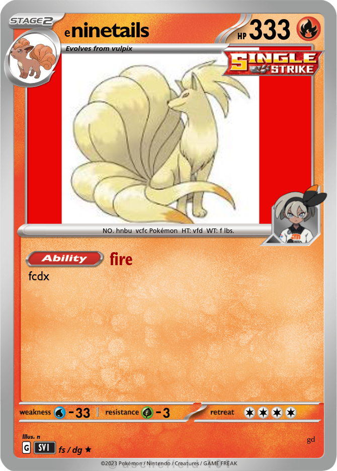 ninetails - cat123 | Pokécardmaker.net