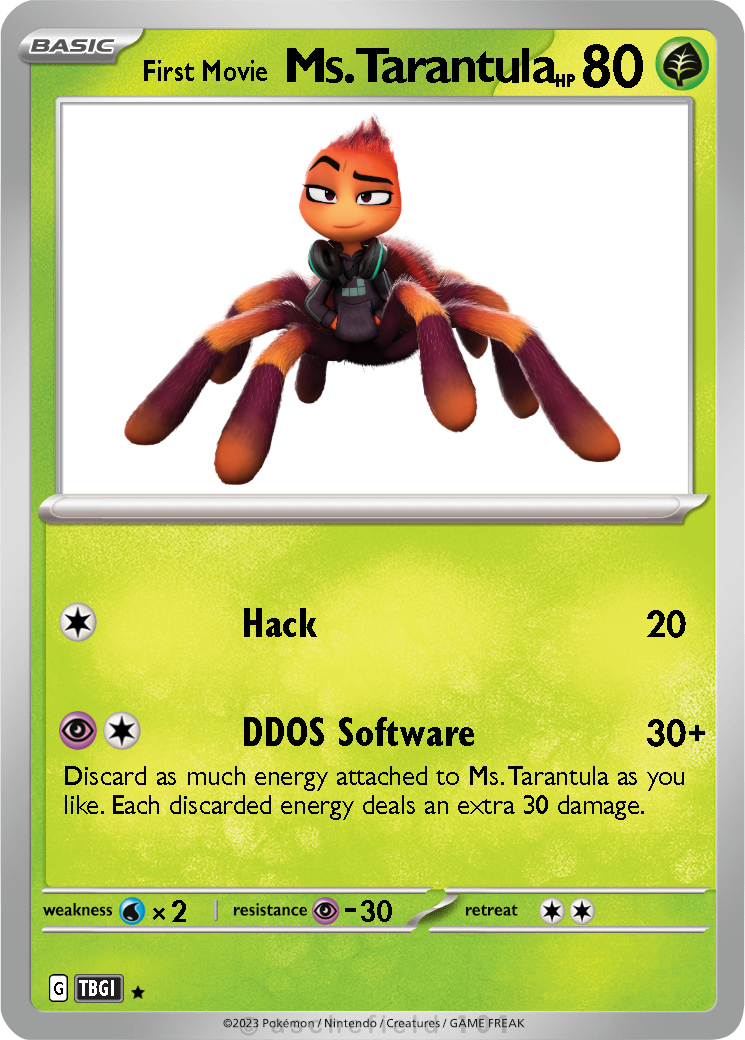 Ms. Tarantula - chazdyjuanco | Pokécardmaker.net